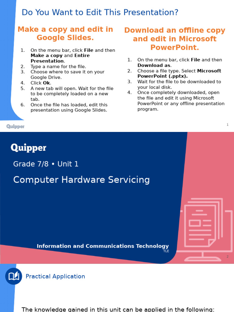 ICT 7 8 Q1 05 Prepare and Interpret Technical Drawing TD PS | Download Free PDF | Computer File ...