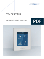 SDV Series VAV Control Installation Manual | PDF | Duct (Flow) | Equipment