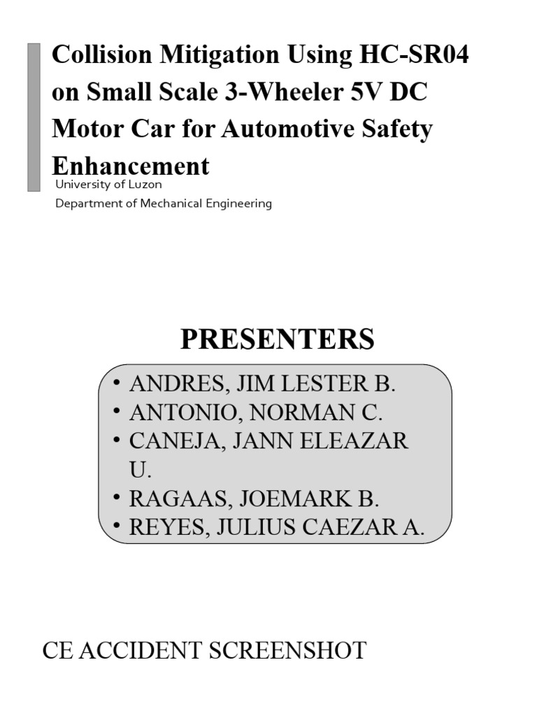 COLLISION-MITIGATION-SYSTEM-PPT fOR EDITS | PDF | Statistics | Ultrasound
