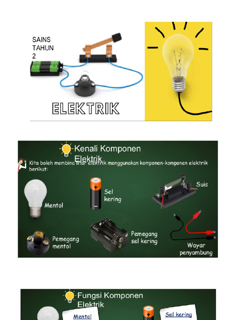 Elektrik - Komponen Elektrik Dan Fungsinya | PDF
