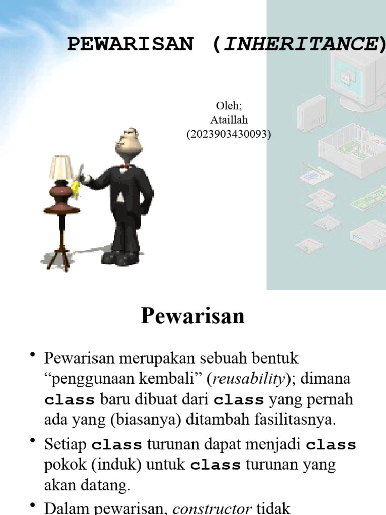Pemahaman Pewarisan dalam Java | PDF