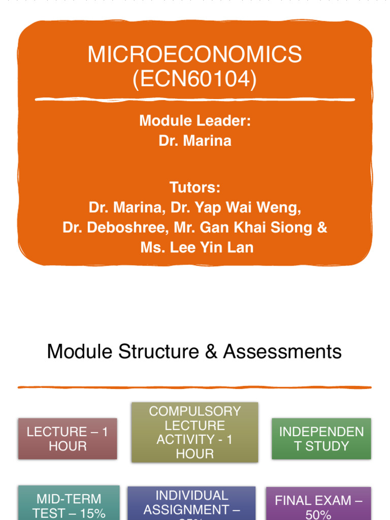 Lecture 1 | PDF | Economics | Market (Economics)