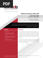 Tender Evaluation Scoring Guidelines | PDF | Evaluation | Procurement