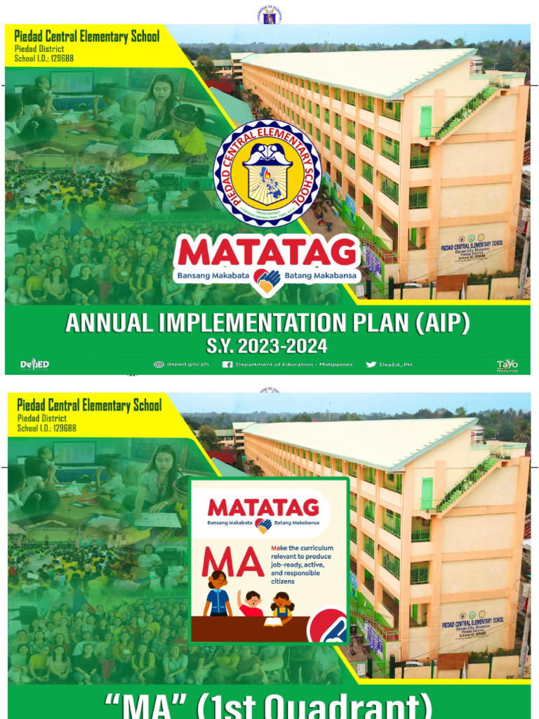 ANNUAL IMPLEMENTATION PLAN 2023-2024-PIEDADCES | PDF