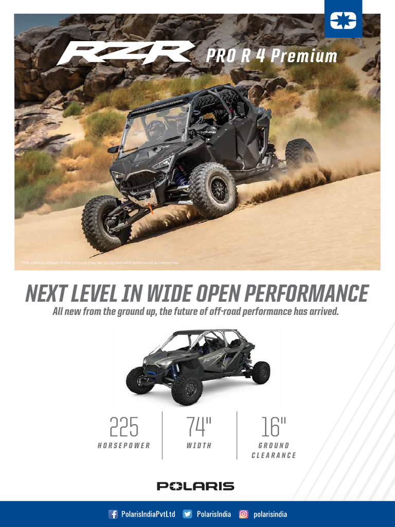 RZR Pro R 4 Premium | PDF | Brake | Four Wheel Drive