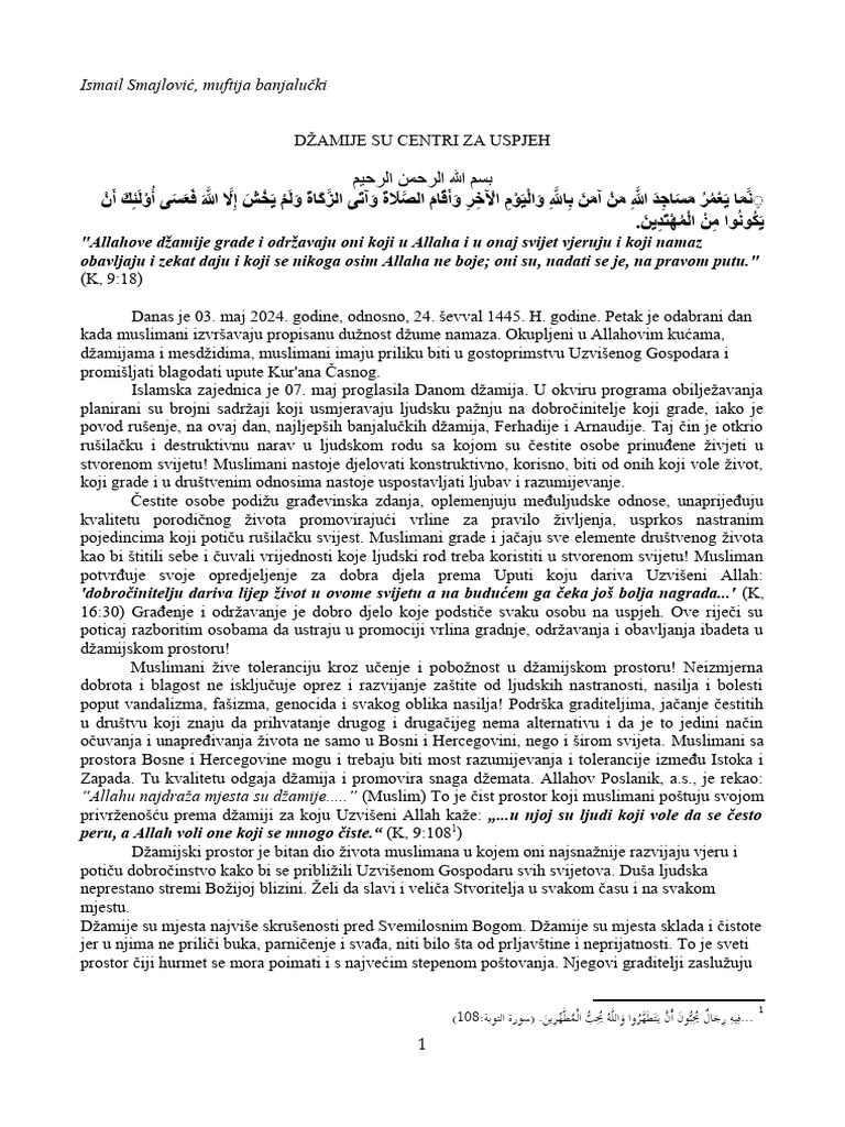 Hutba 03.05.2024.g | PDF