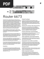 Ericsson Router 6672 Datasheet | PDF | Virtual Private Network | Networking