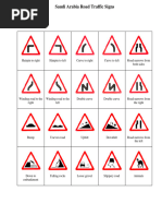 Saudi Arabia Road Traffic Signs PDF | PDF | Traffic | Traffic Light