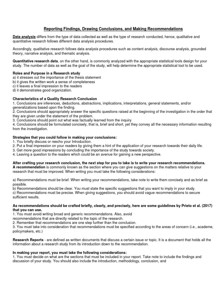 Reporting Findings Survey | PDF | Qualitative Research | Analysis Reporting Findings Survey | PDF | Qualitative Research | Analysis