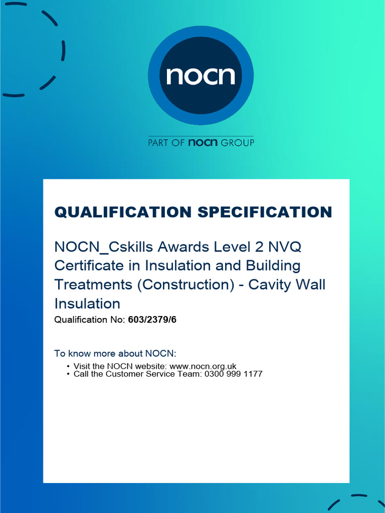 603 2379 6 Nocn - Cskills Awards Level 2 NVQ Certificate in Insulation ...