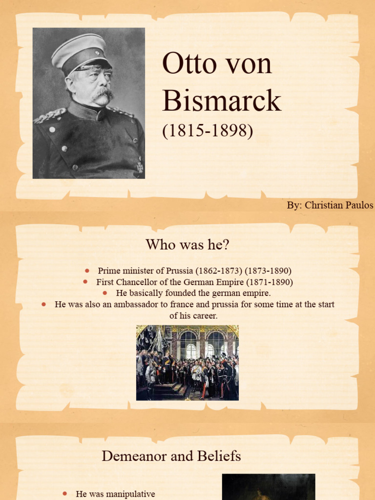 Otto Von Bismarck | PDF | Otto Von Bismarck | German Empire