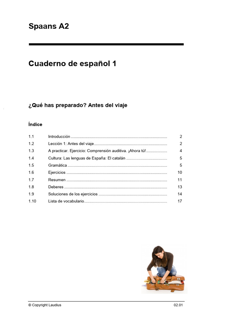 Spaans A2 Les 1 | PDF