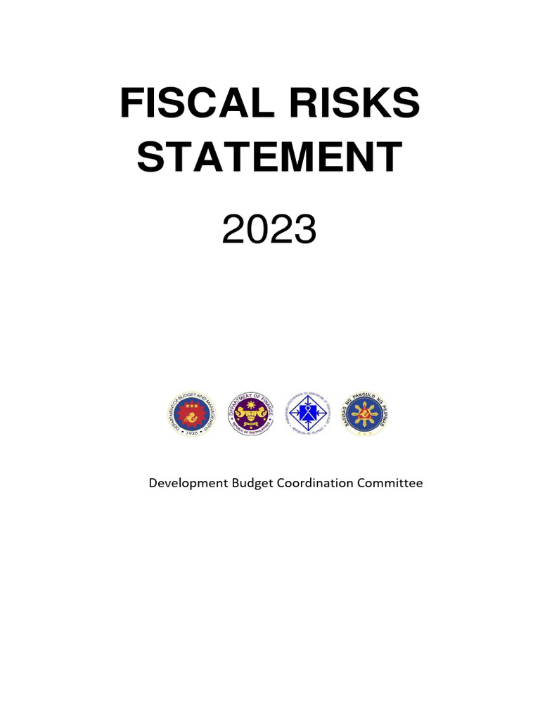 2023 Fiscal RIsks Statement FINAL | Download Free PDF | Inflation | Monetary Policy