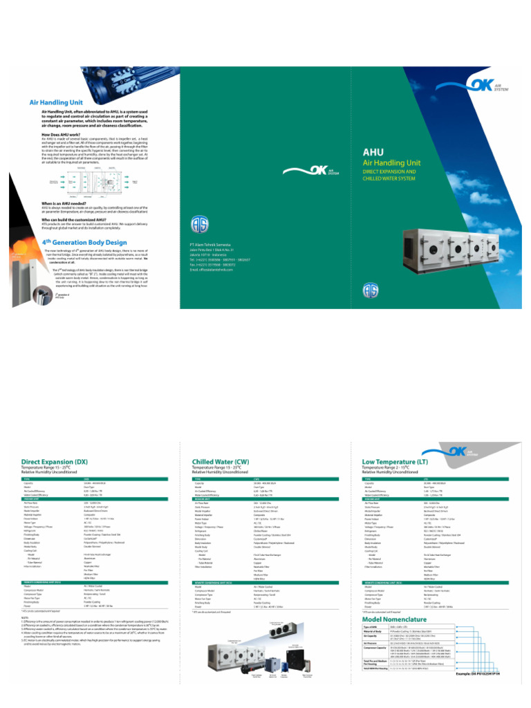 OK Brochure AHU NEW | PDF