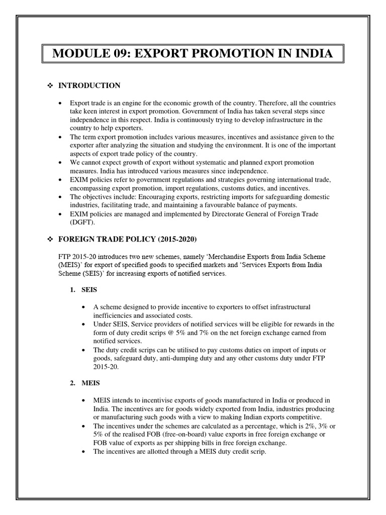 Ibex Module 09 | PDF | Exports | Economies