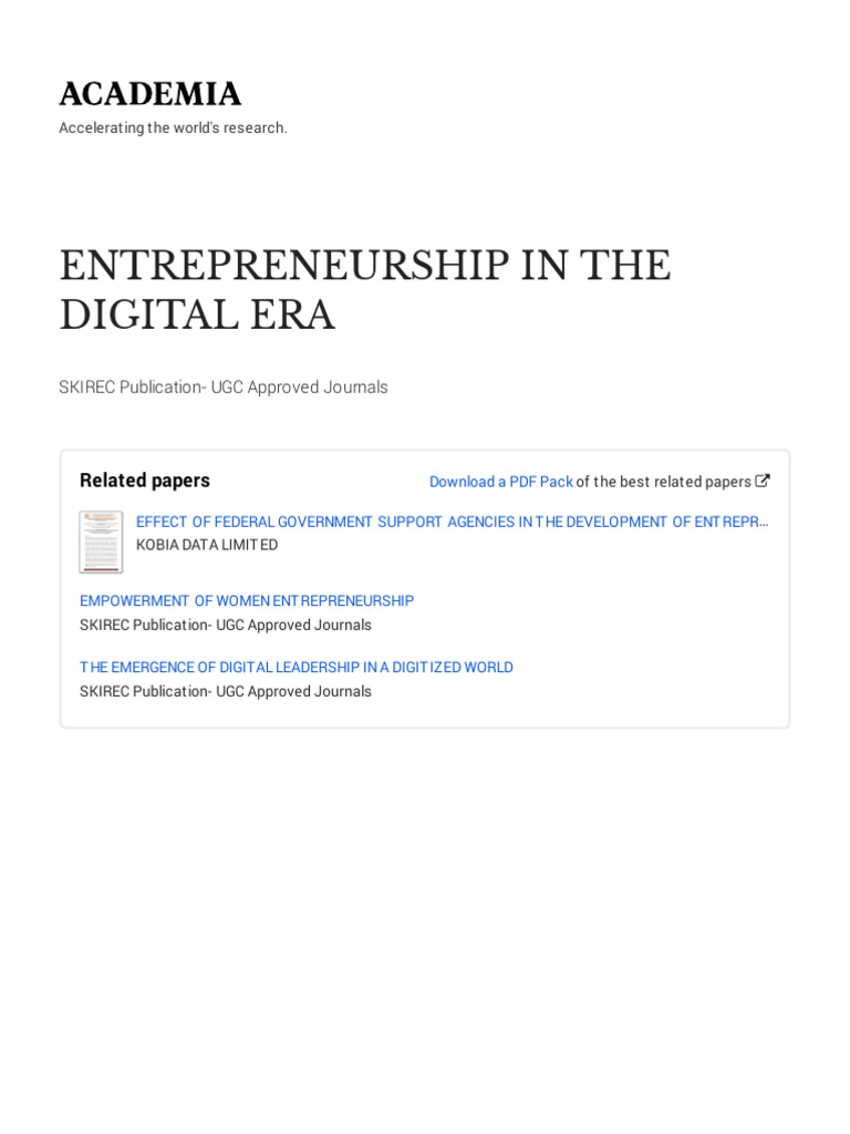 APJ5June17 4309 With Cover Page v2 | PDF | Entrepreneurship | Innovation