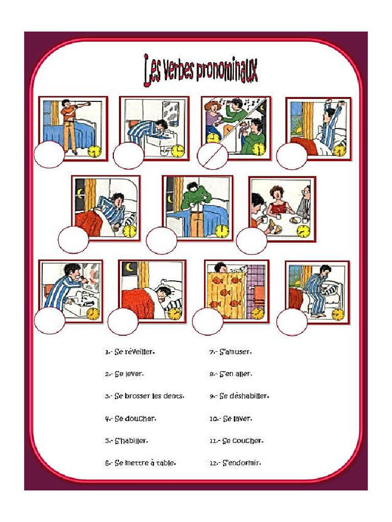 Les Verbes Pronominaux | PDF