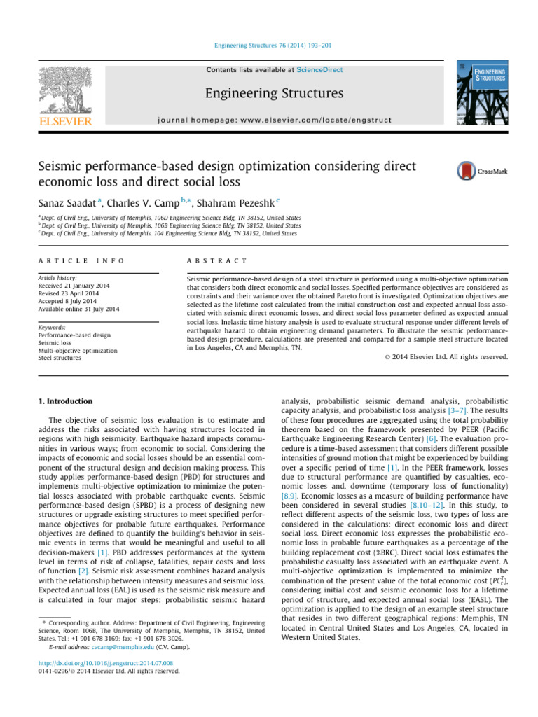 1 s2.0 S0141029614004180 Main | PDF | Mathematical Optimization ...