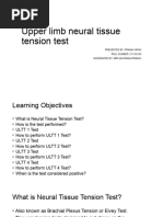 Upper Limb Tension Tests | PDF | Anatomical Terms Of Motion | Elbow