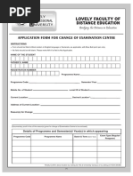 FORM CS6-Duty Exchange Form | PDF