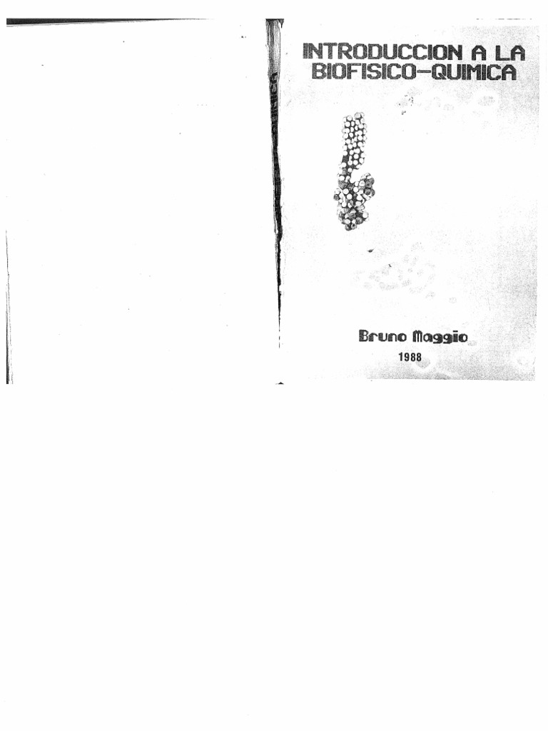 Maggio Bruno - Introduccion A La Biofisico-Quimica | PDF