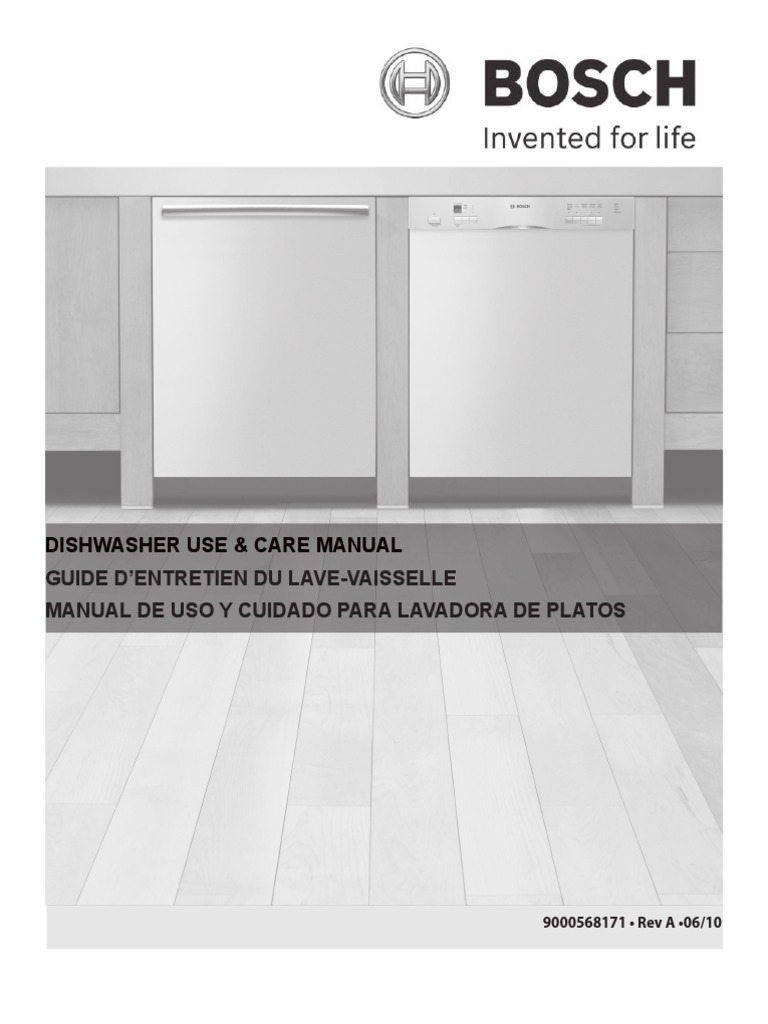 Dishwasher Manual 9000568171 | PDF | Dishwasher | Kitchen Utensil