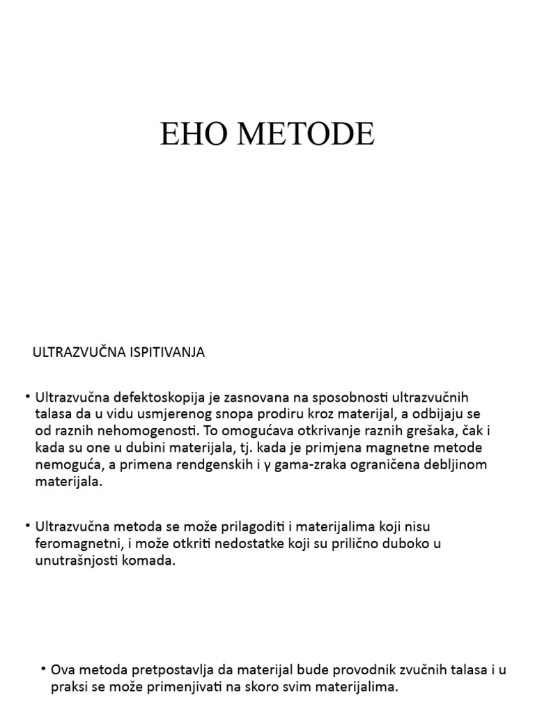 Eho Metode | PDF