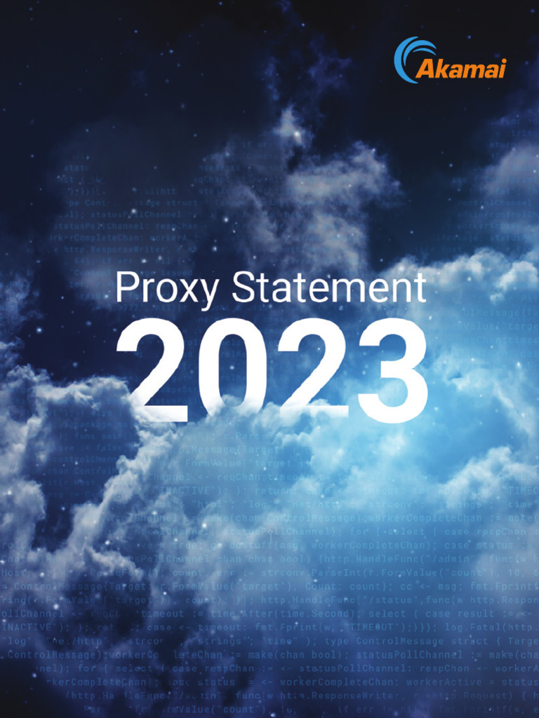 Proxy Statement BMK | Download Free PDF | Cloud Computing | Computer Security
