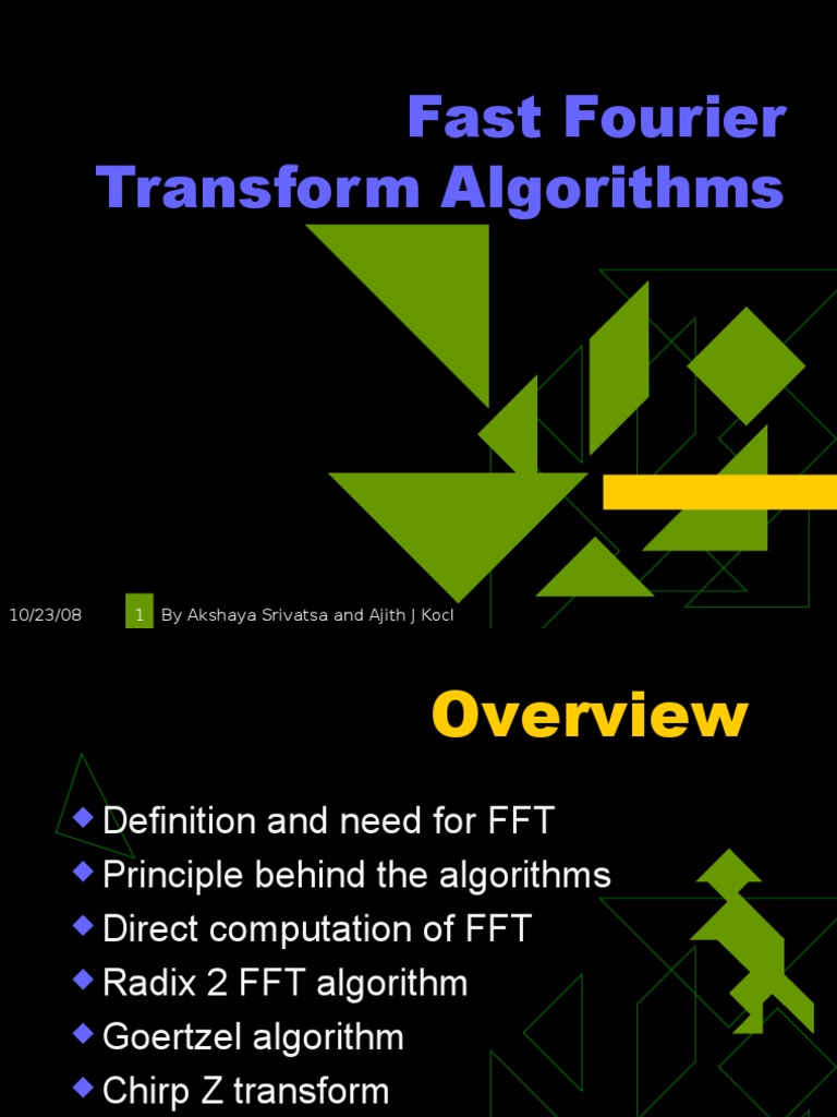 Fast Fourier Transforms | PDF | Fast Fourier Transform | Discrete ...