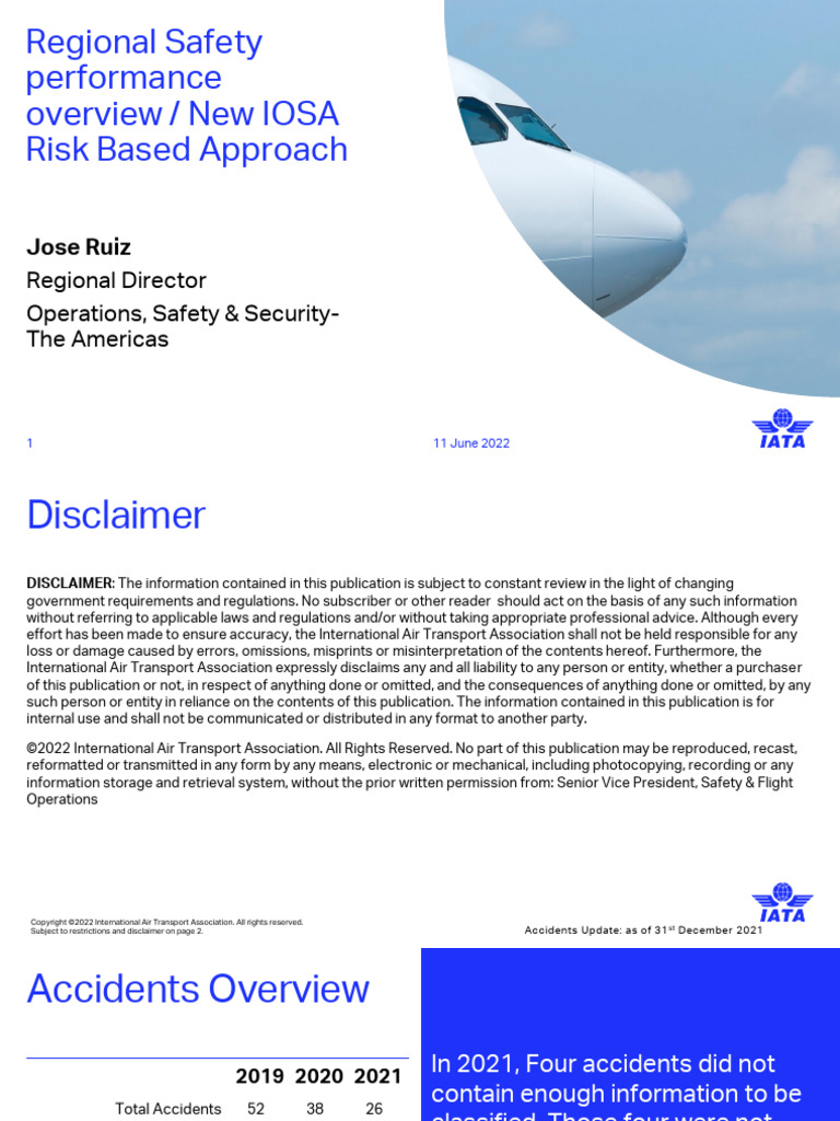 17 Capt. Jose Ruiz IOSA Risk Based | PDF | Audit | Aviation