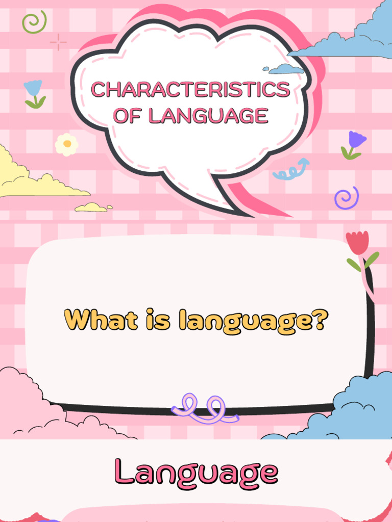 Characteristics of Language | PDF | Semantics | Syntax