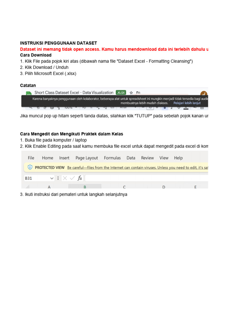 Dataset Excel - Formatting Cleansing | PDF | Hukum