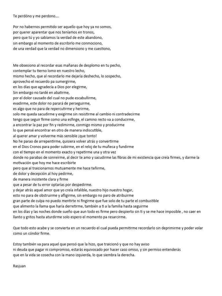 Te Perdóno y Me Perdono | PDF | Autosuperación