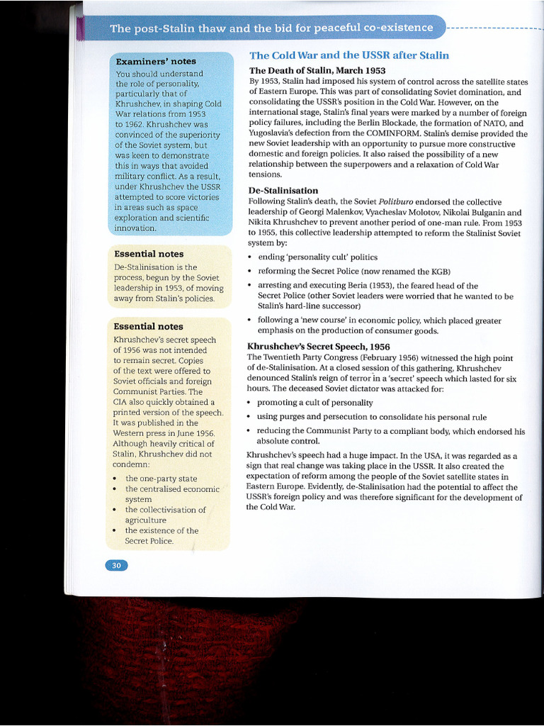 COLLINS Peaceful Co-Existence A | PDF
