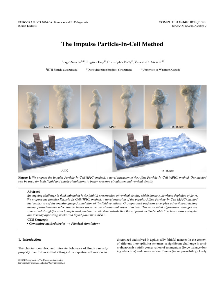 The Impulse Particle in Cell Method Paper | PDF | Fluid Dynamics | Computational Fluid Dynamics