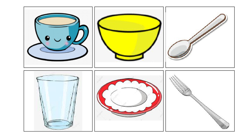 Gambar Alatan Asas Makan | PDF