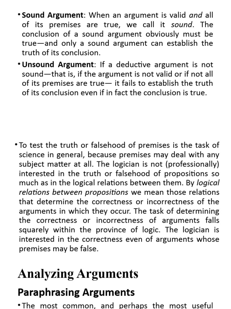 Logic and Reasoning Presentation | PDF | Argument | Logic