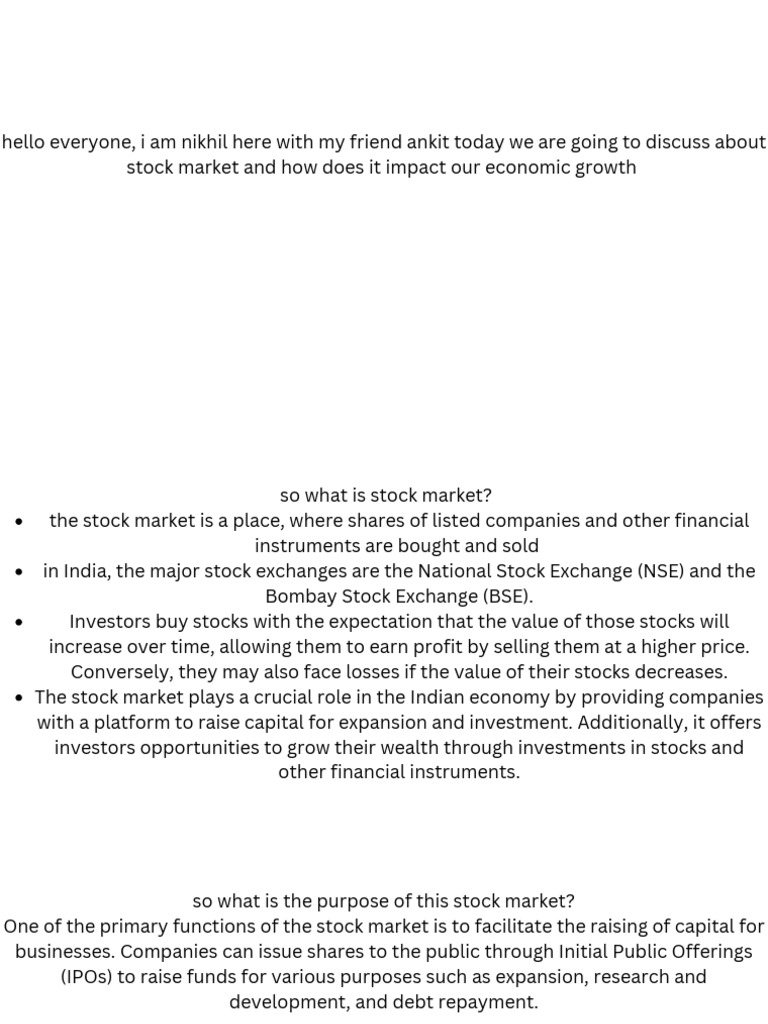 Your Paragraph Text | PDF | Financial Markets | Stocks