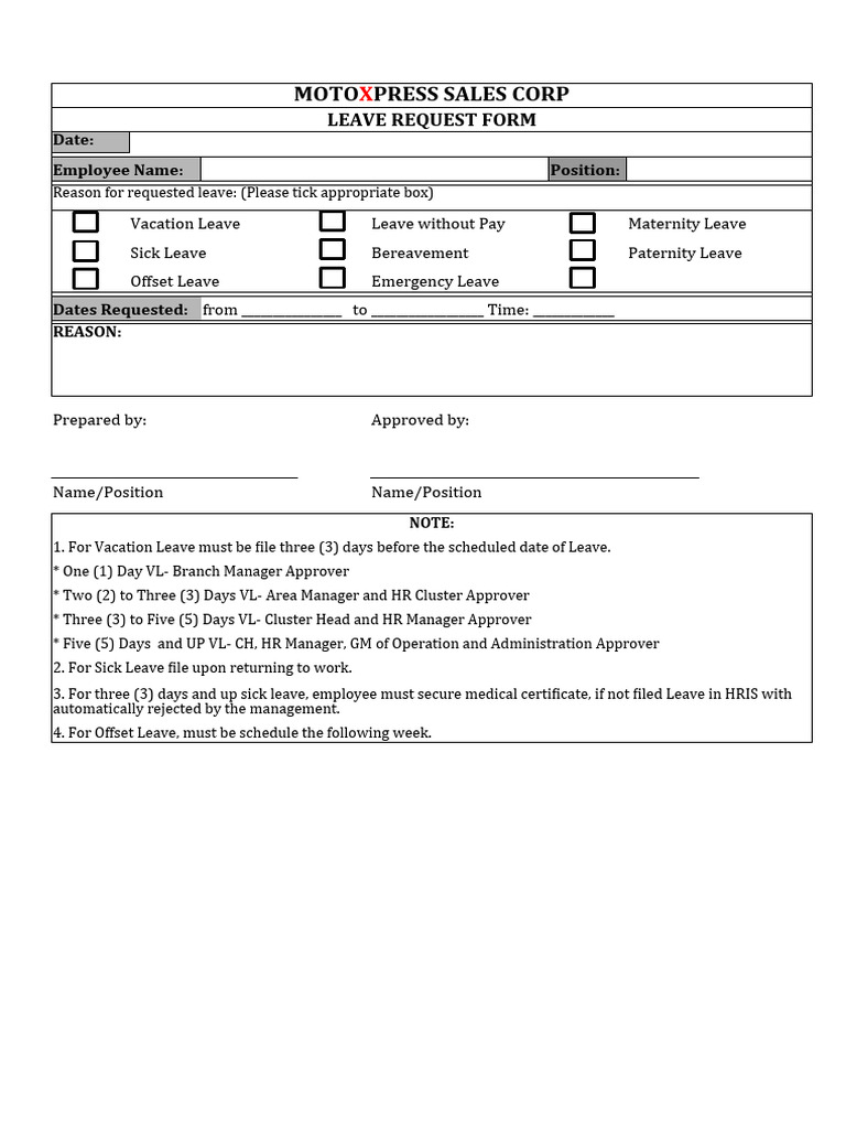 New Leave Form | PDF | Employee Relations | Welfare State