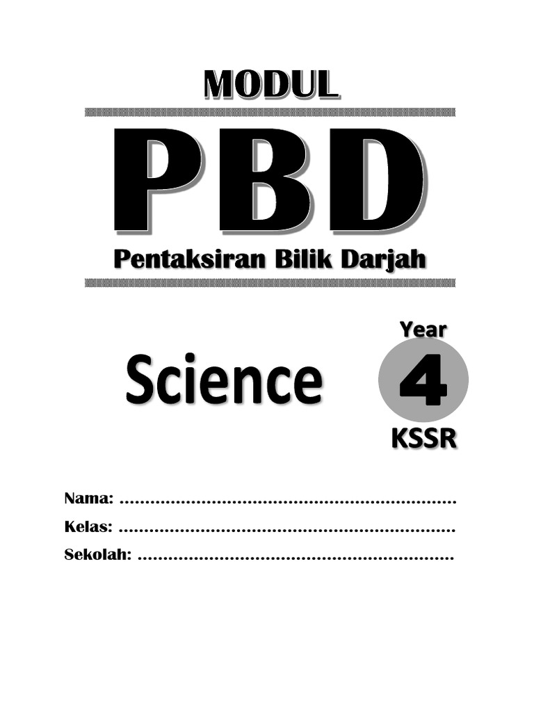 Module PBD Science Year 4 | PDF | Energy Development | Experiment