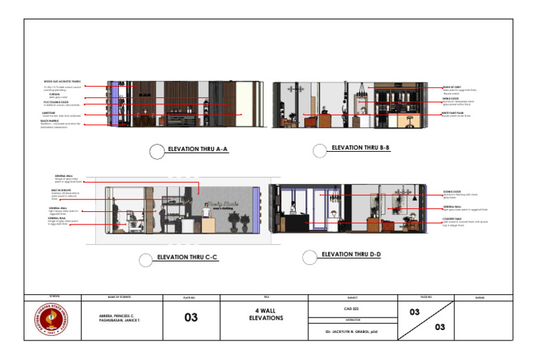 Elevation Haberdashery Final | PDF | Building Materials | Architectural Elements