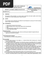 Check List For Grouting Work: Material Checking | PDF