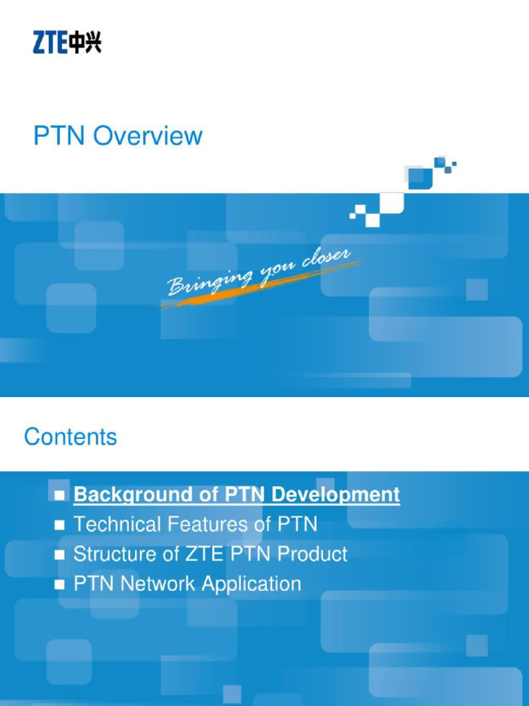 1 PTN Overview | PDF