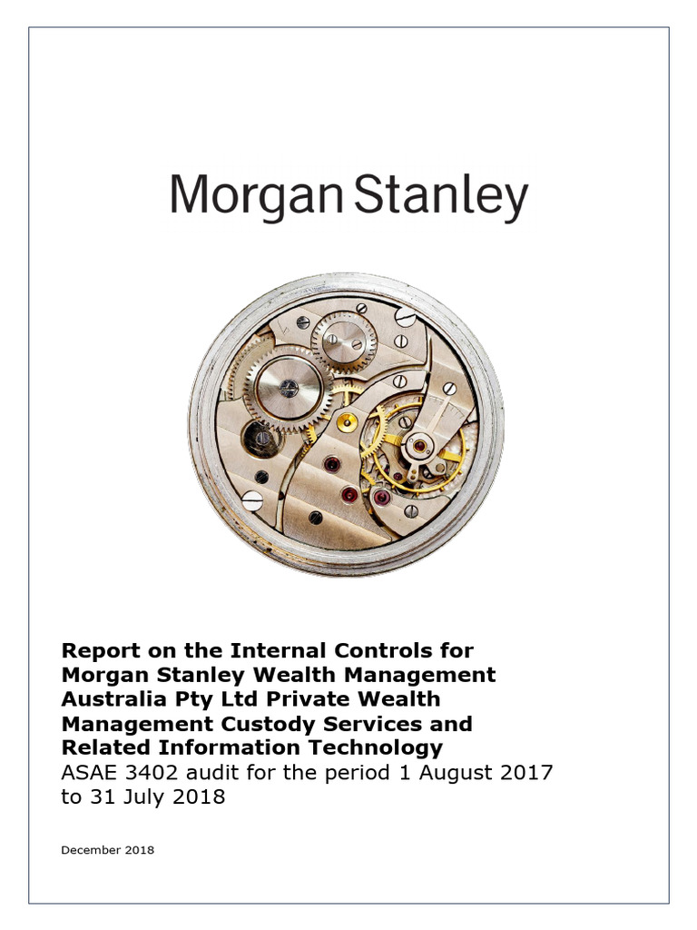 PWM Auditors Report gs007 Controls Assurance Report - 2018 | PDF ...