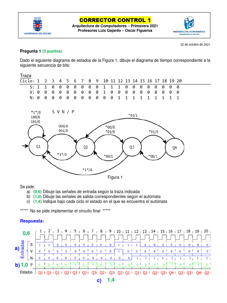 Diagrama de Estados y Convertidor Serial | PDF | Electrónica | Datos de ...