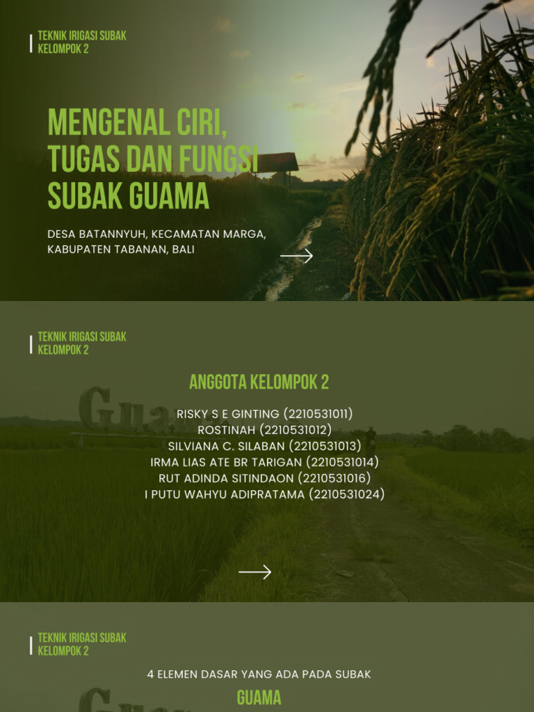 Wawancara Subak Guama - Kelompok 2 | PDF