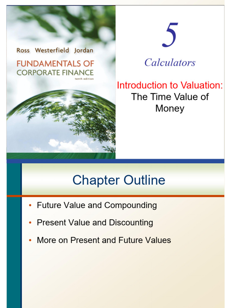 Chapter 4 (P1) - Time Value of Money | PDF | Present Value | Interest