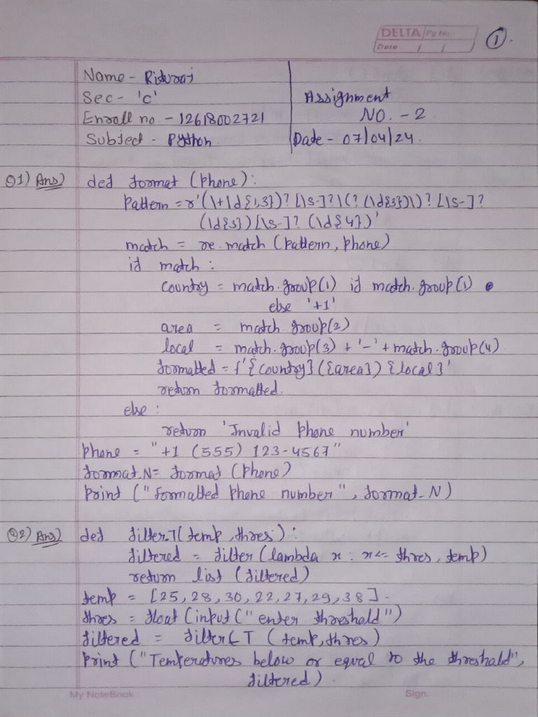 Ritu Python Assignment 2 | PDF