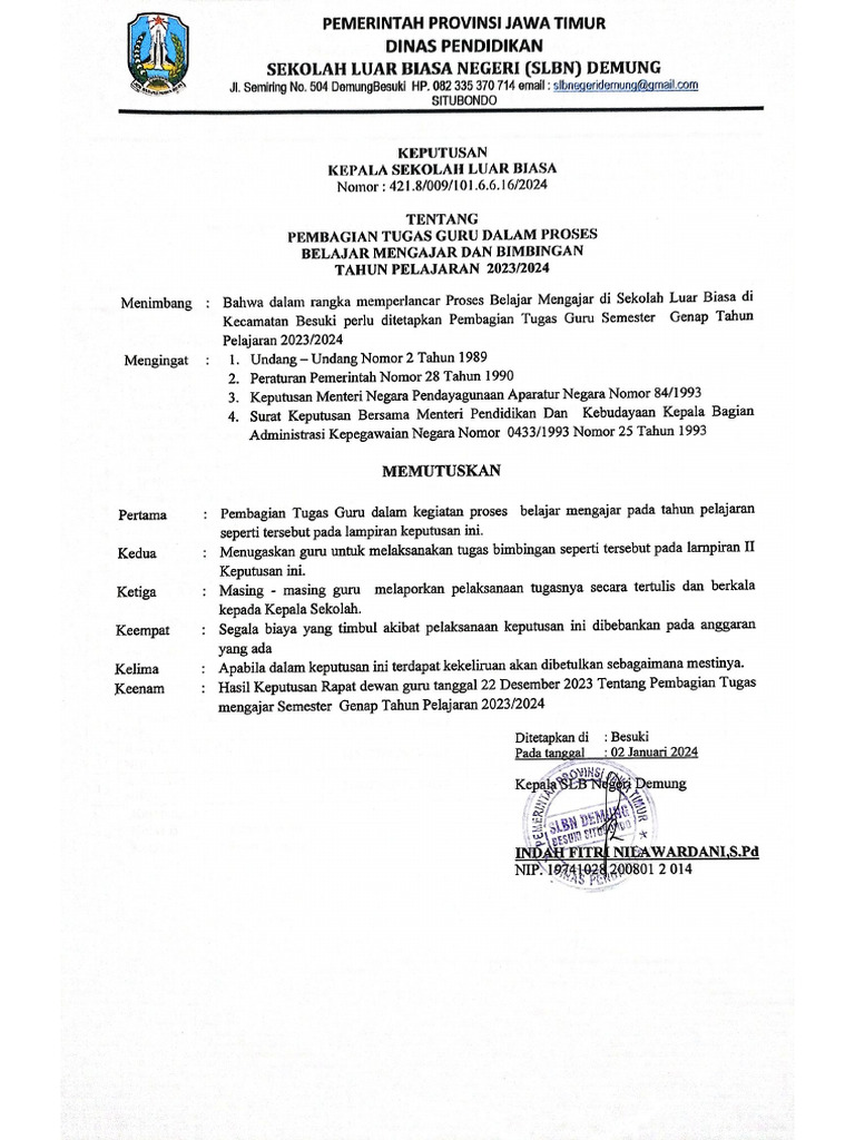 SKPBM Januari Genap 2024 | PDF