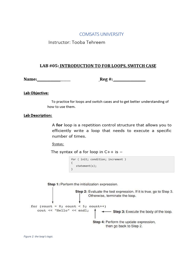 PF Lab 6 | PDF | Control Flow | Computer Science
